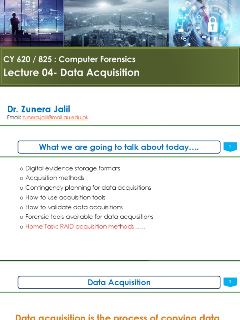 Digital Forensics Data Acquisition Methods | PDF | Computer Forensics ...