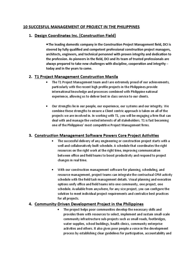 1 | Download Free PDF | Project Management | Asia Pacific Economic ...