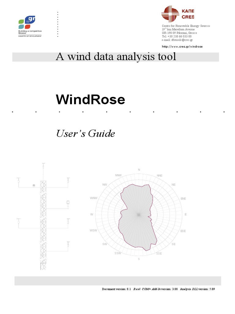 WindRose Users Guide | PDF | Microsoft Excel | Wound
