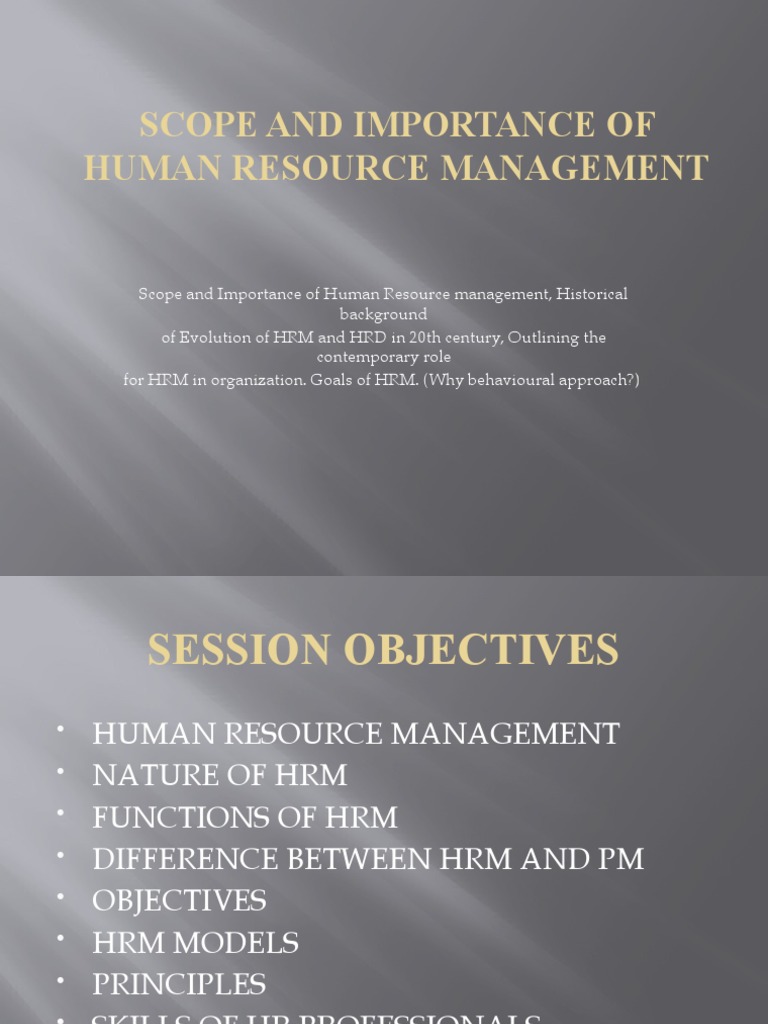 HRM Essentials for Professionals | PDF | Human Resource Management ...