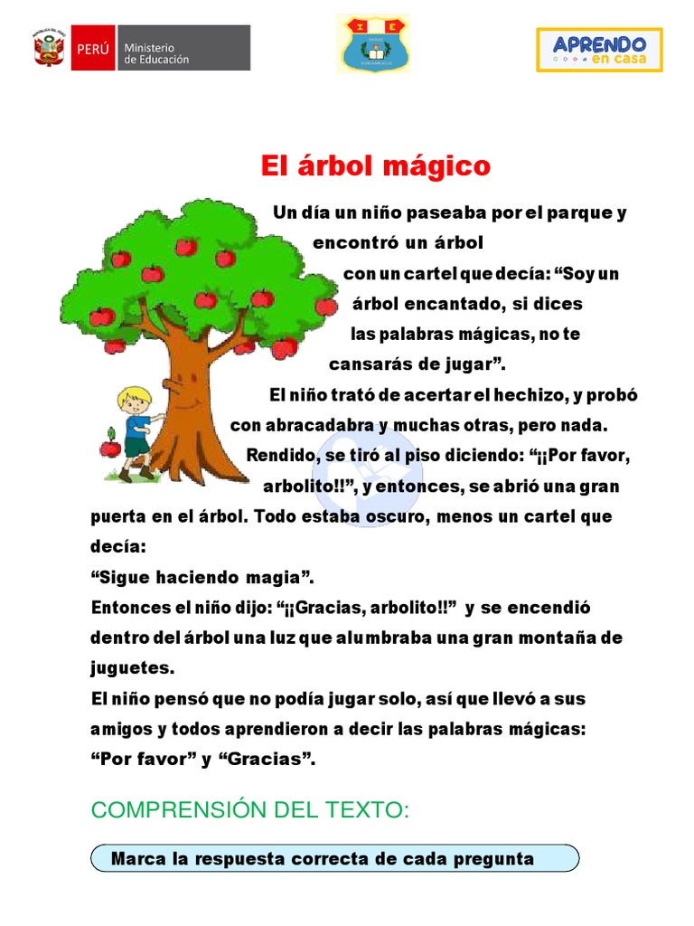 24 - Lectura - El Árbol Mágico | PDF
