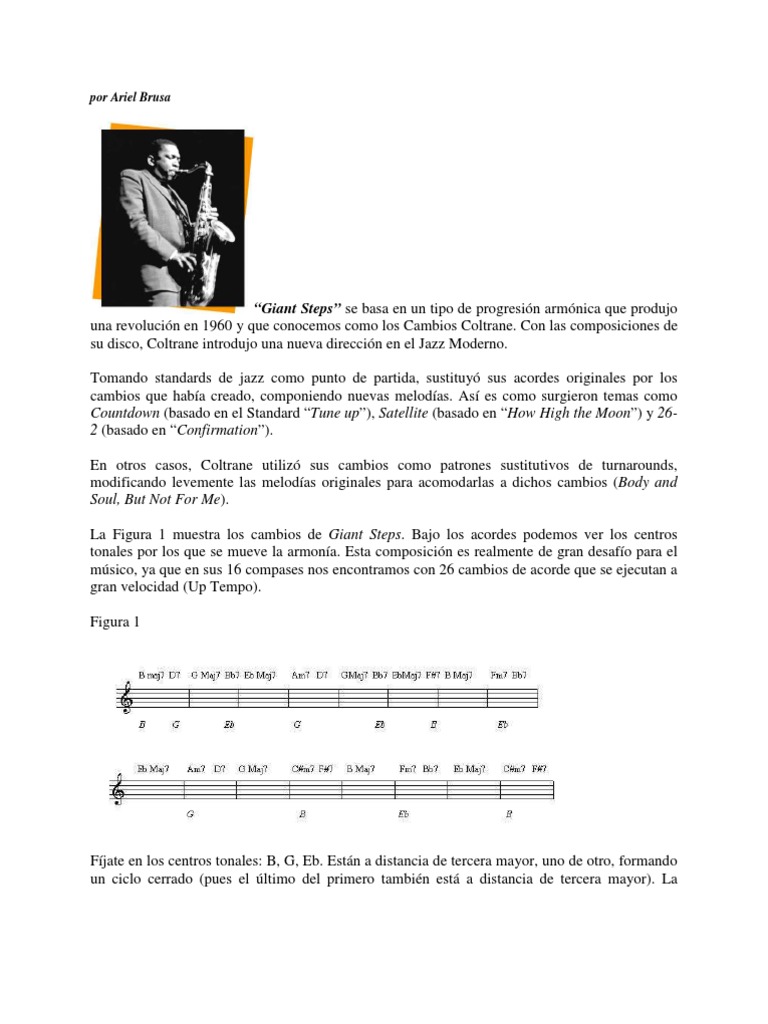 Coltrane Changes | PDF | Acorde (Música) | Jazz