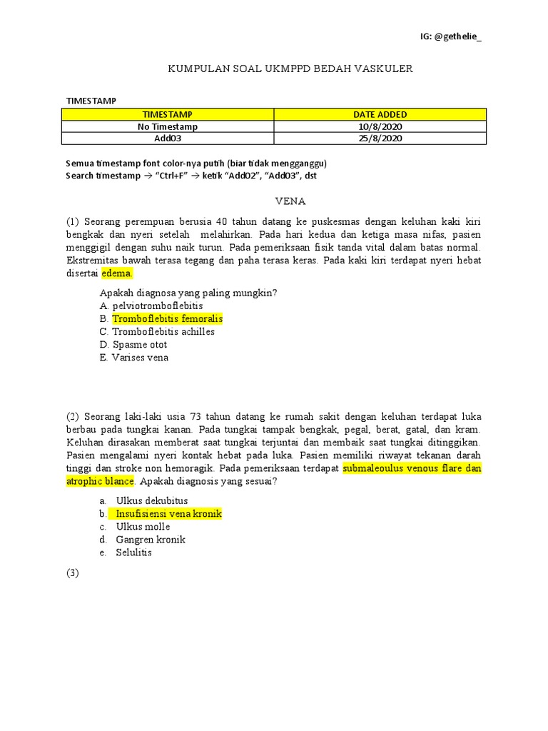 Bedah Vaskuler | PDF