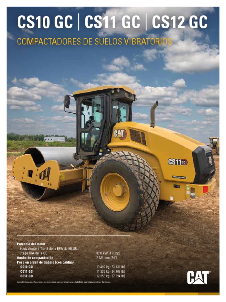 Cs10 GC - Cs11 GC - Cs12 GC: Compactadores de Suelos Vibratorios | PDF | Aplicación movil ...