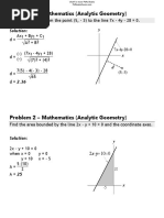 Analytic Geometry Problems With Solutions | PDF | Analytic Geometry ...