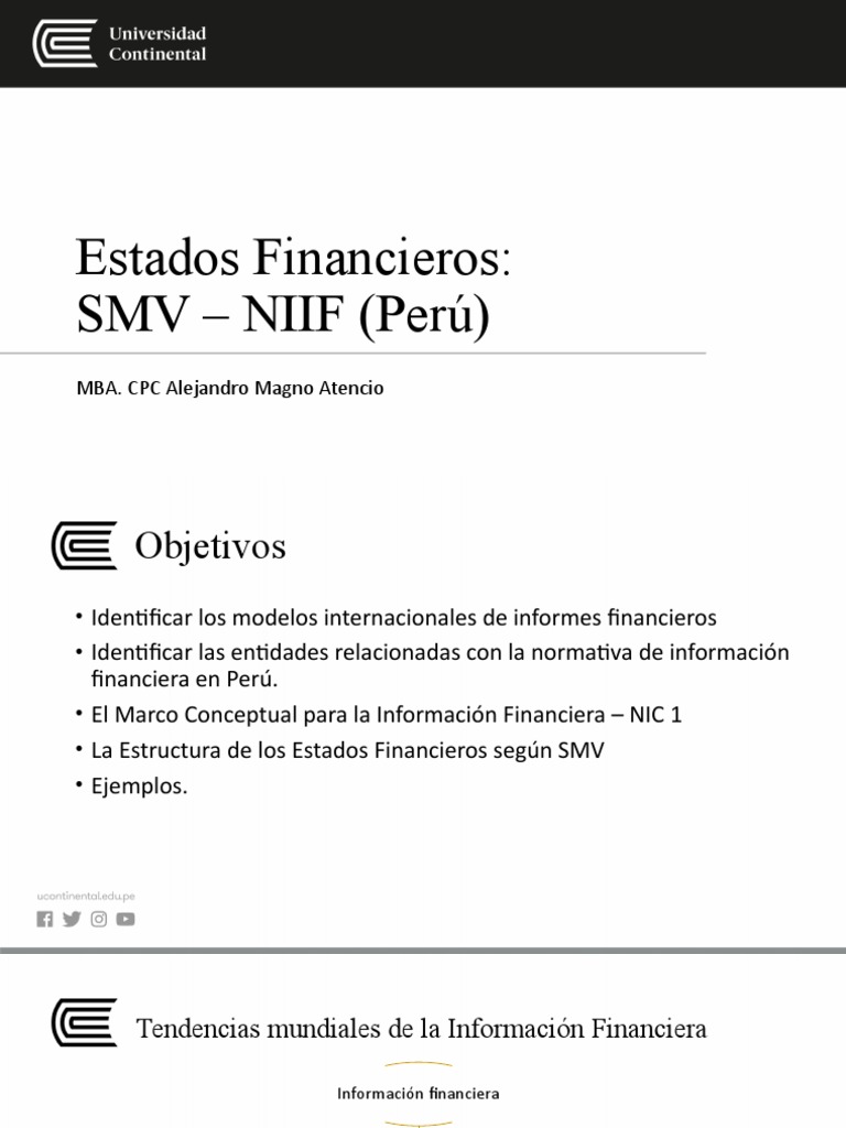 EEFF Modelo Perú | PDF | normas internacionales de INFORMACION FINANCIERA | Contabilidad financiera