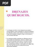 Tipos y Funciones de Drenajes Quirúrgicos | PDF