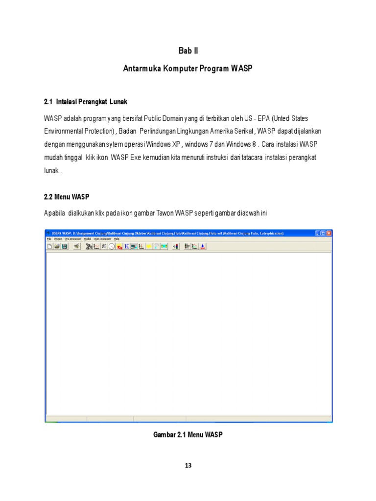 Bab II WASP Computer Interface | PDF