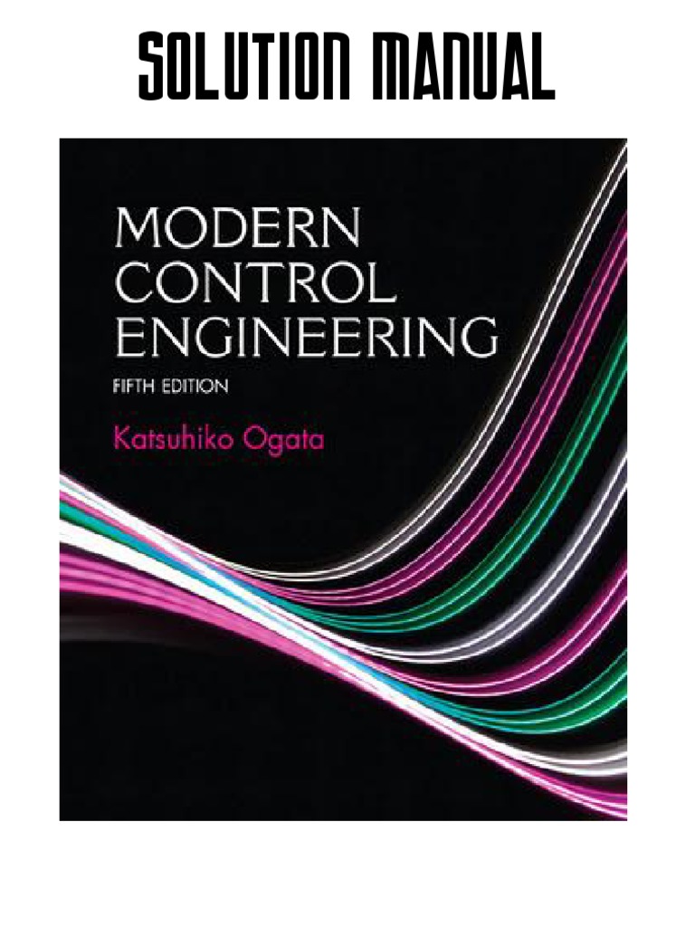 Dokumen - Tips Solution Manual For Modern Control Engineering 5th ...