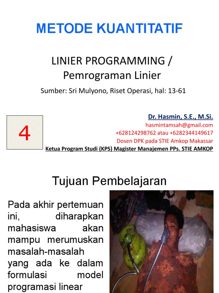 Optimasi Program Linier: Teori dan Aplikasi | PDF | Bisnis | Teknologi & Rekayasa