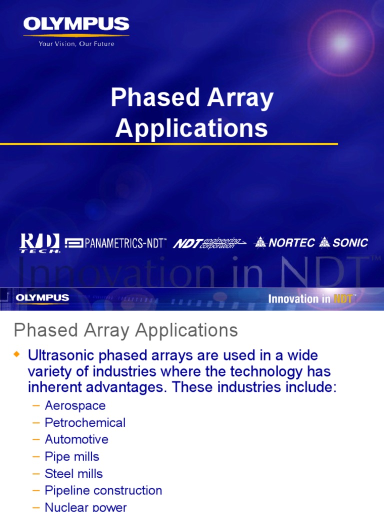 Phased Array Applications - OnDT Canada (V1) | PDF | Welding | Construction