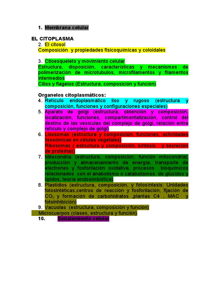 Temas para Exposicion de Biologia | PDF