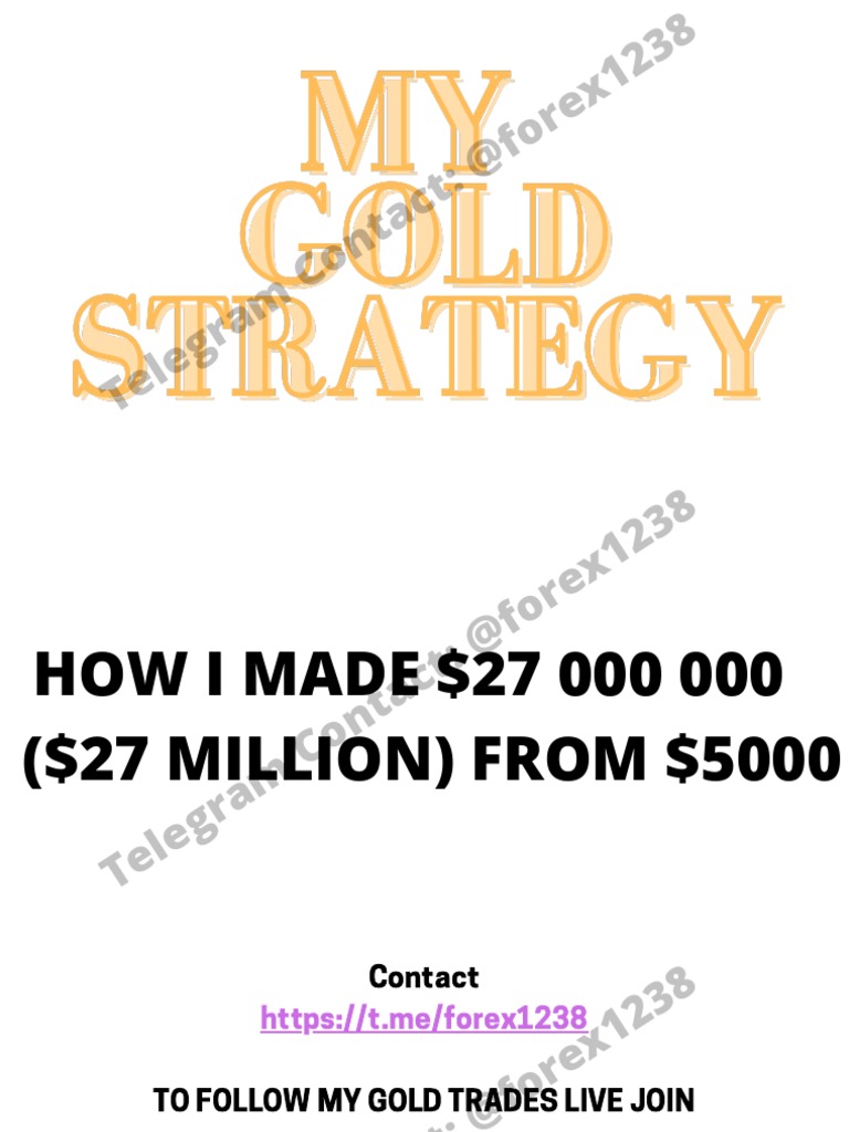 Gold Strategy | PDF | Market (Economics) | Business