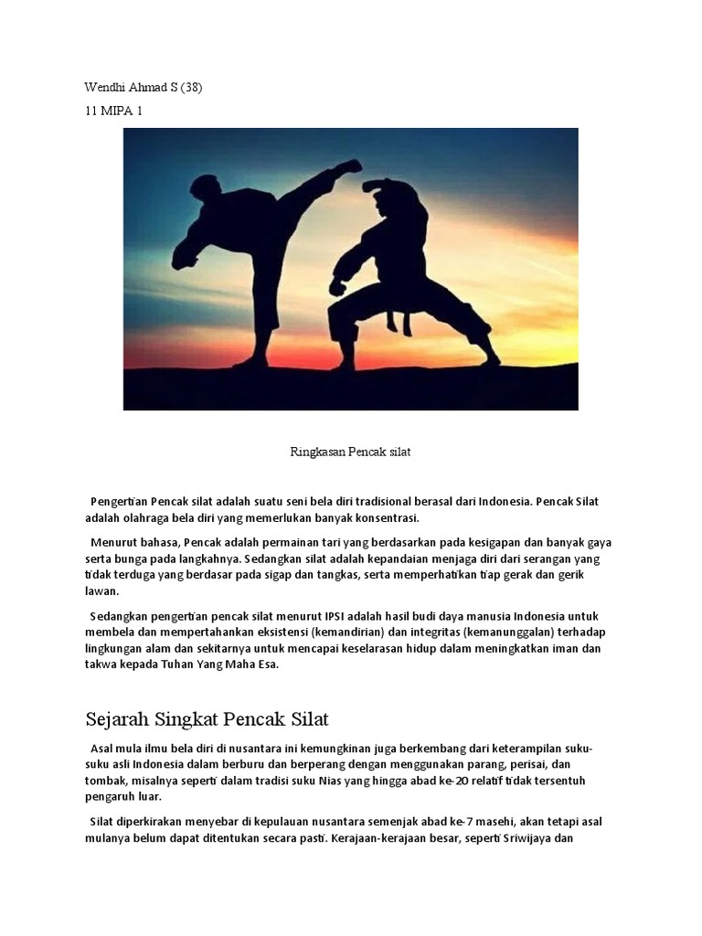 Resume Pencak Silat | PDF