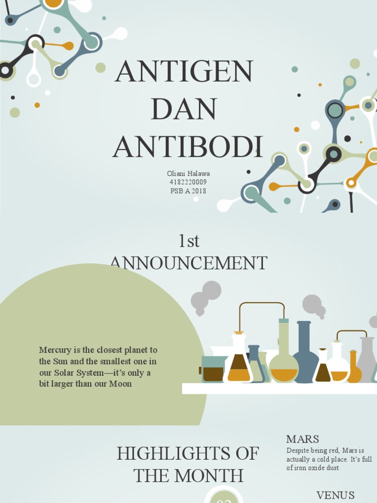 Olyani Halawa - Antigen Dan Antibodi - Peta Konsep - Imunologi | PDF | Planets | Saturn