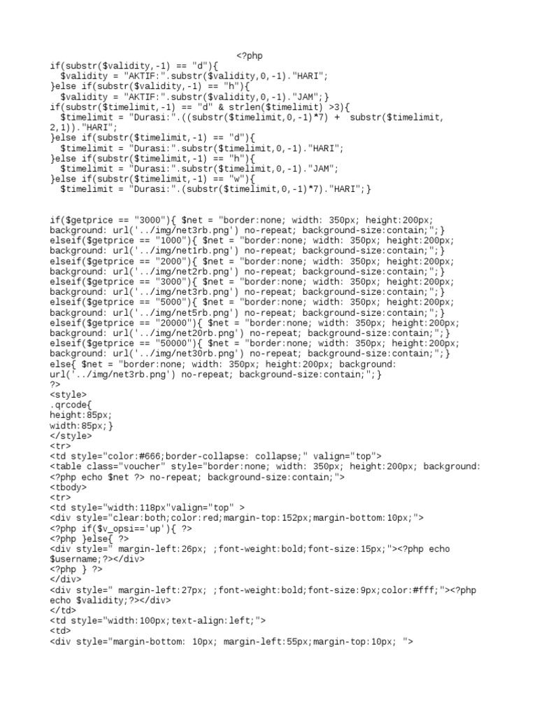 Script Voucher Telkomsel | PDF
