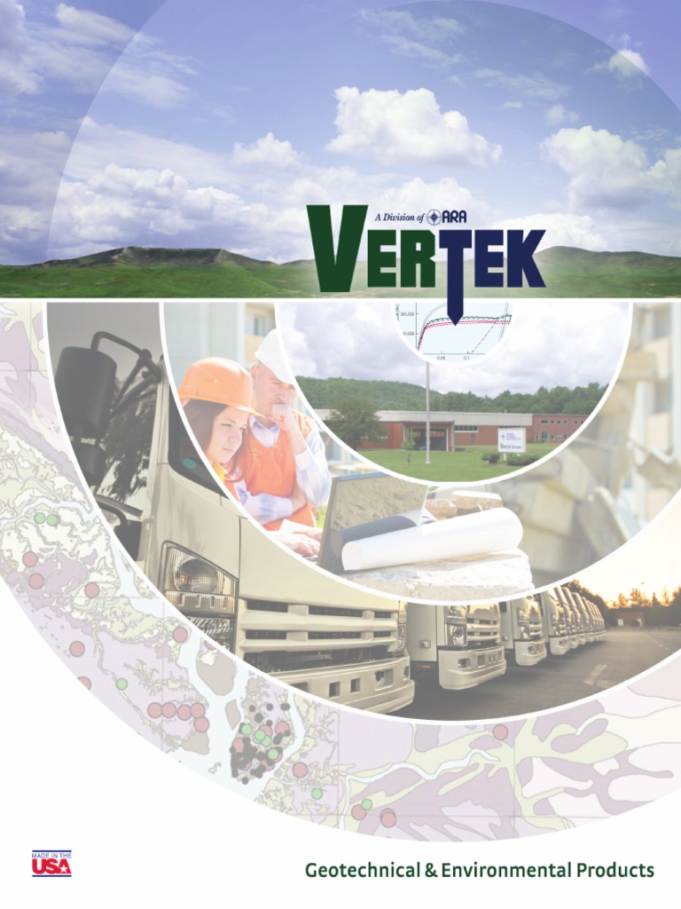 Vertek Geotechnical and Environmental Catalog | PDF | Drilling Rig | Truck