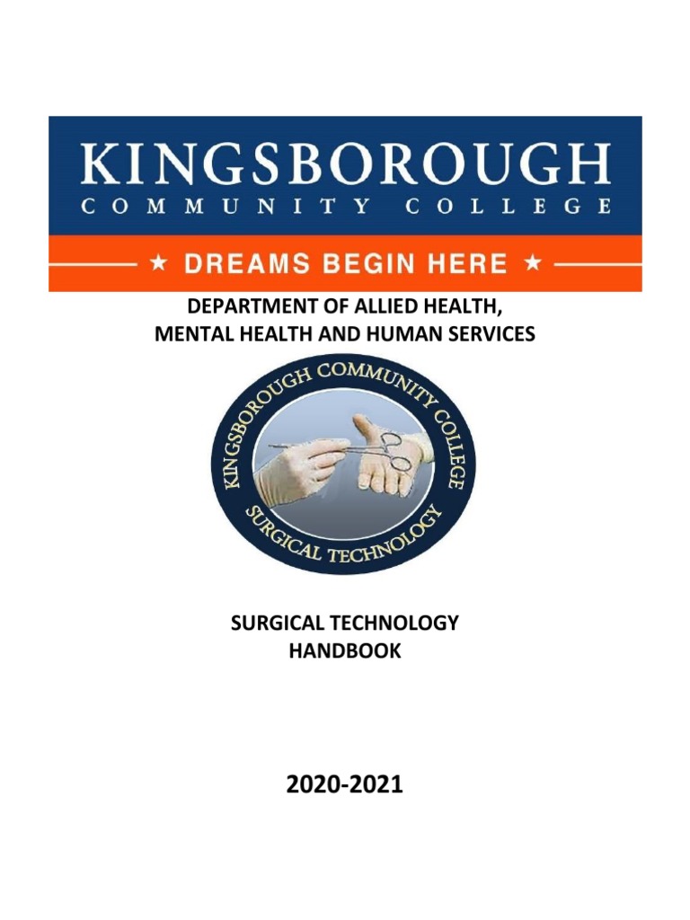 Spring 2020 Surgical Technology Handbook | PDF | Health Care | Surgery