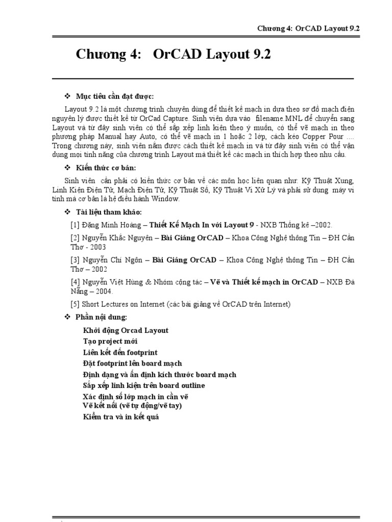 OrCad Layout 9.2 | PDF
