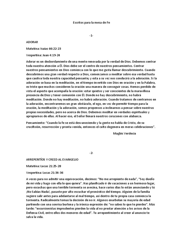 Cumple tu ministerio con Jehová | PDF | Oración | Pecado