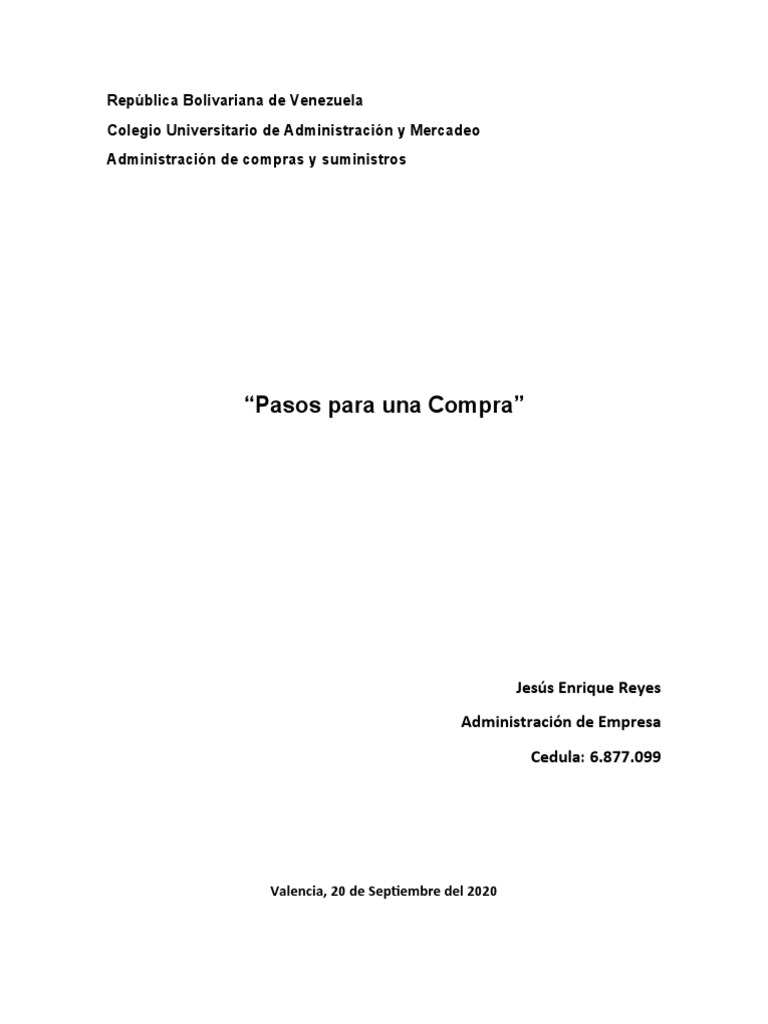 9 Pasos para Una Compra - Proceso | PDF | Marketing | Ciencias económicas