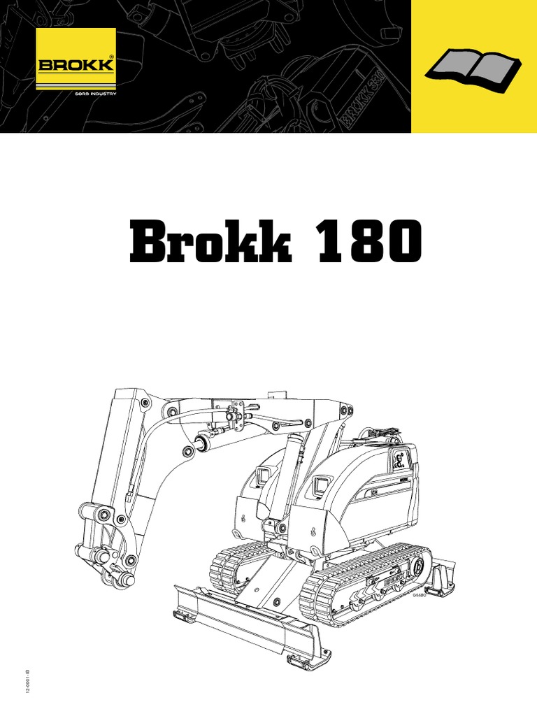 0366 - Manual Brokk 180 | PDF | Pressão | Máquinas