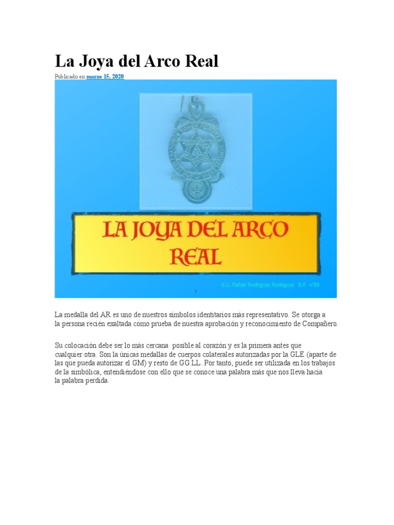 Real Arco Ingles | PDF