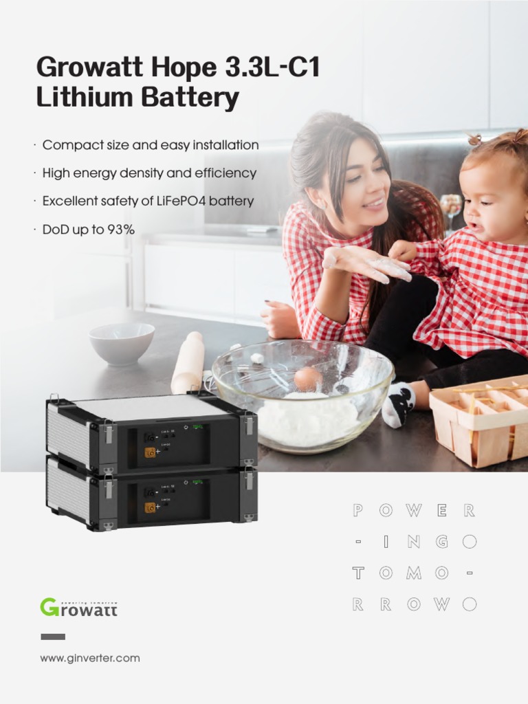 Growatt Hope 3.3L C1 Datasheet 20200918 | PDF | Galvanic Cells ...