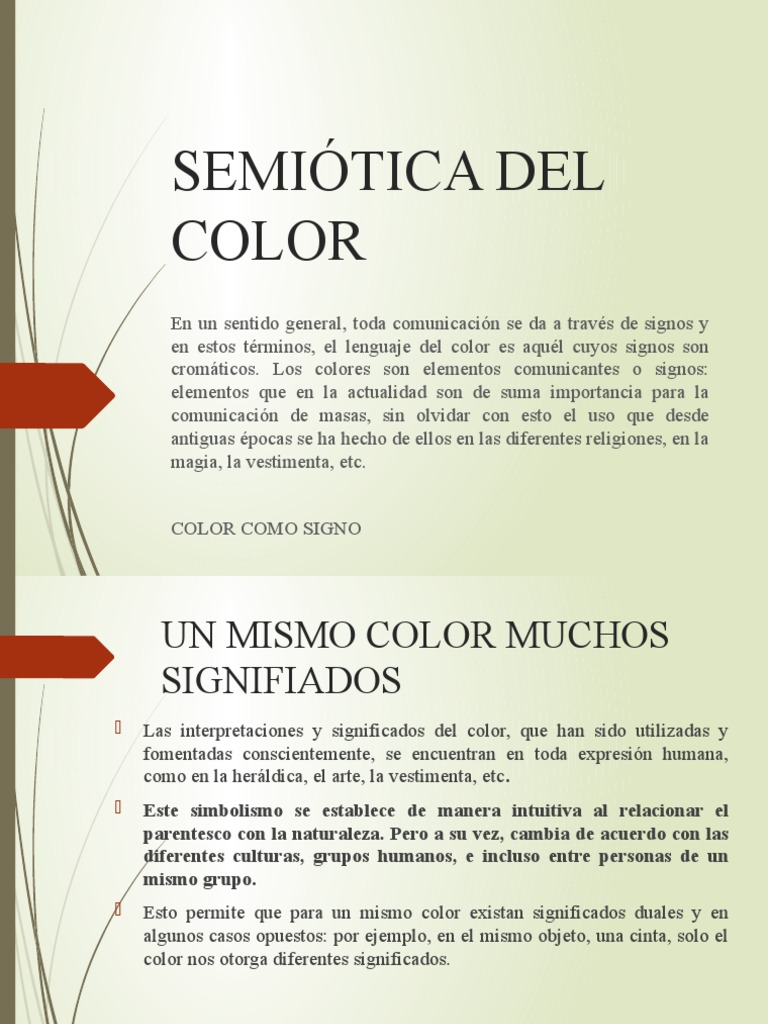 Teoria Del Color Semiotica | PDF | Color | Comunicación