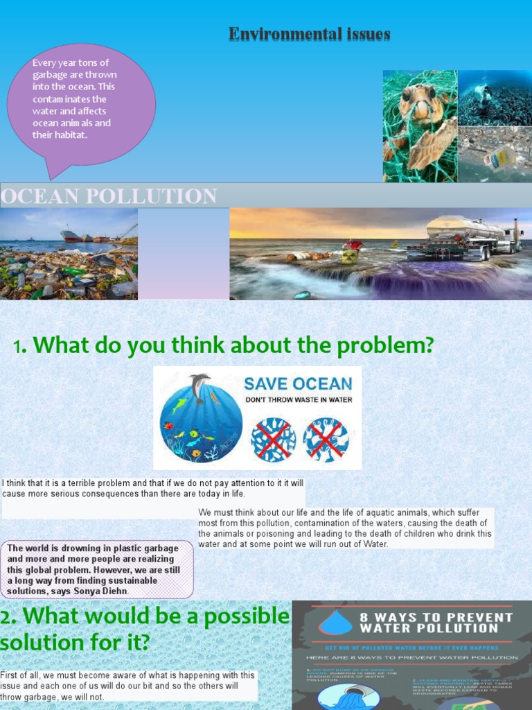 Combatting Ocean Pollution Together | PDF | Water | Water Pollution