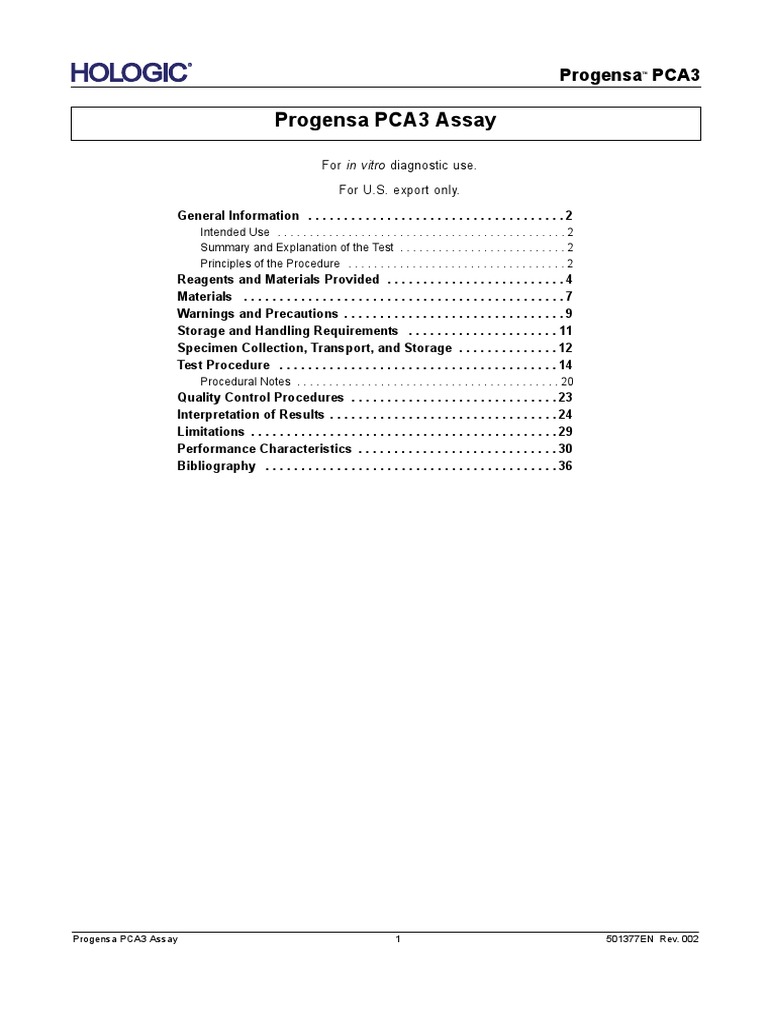 501377en-Ifu-Pi 002 01 | PDF | Prostate Cancer | Prostate Specific Antigen