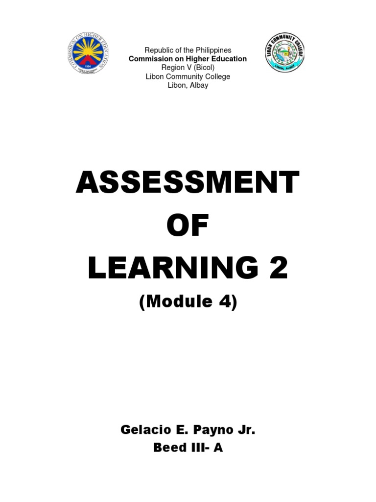 Module 4 Assessment-1 | PDF | Educational Assessment | Cognition