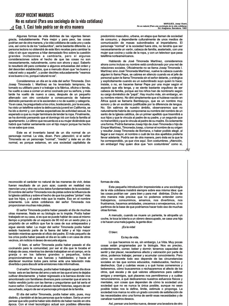 Textos Marques, Mills y Elias | PDF | Sociología | Institución