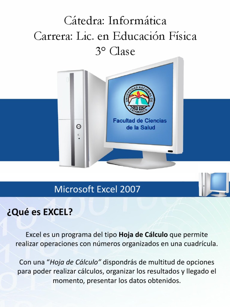 Clase 2 Informatica | PDF | Hoja de cálculo | Microsoft Excel