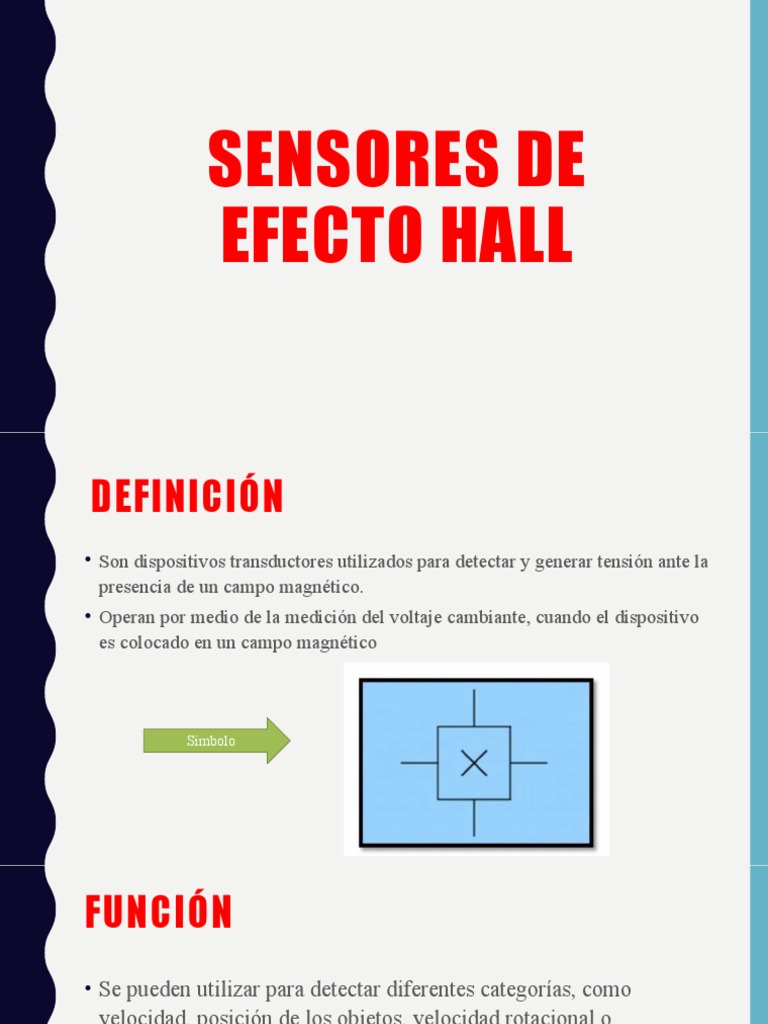 Sensores de Efecto Hall | PDF
