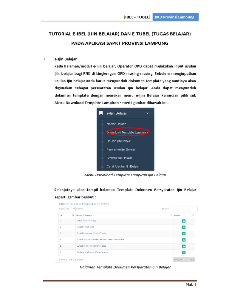 Tutorial Ibel Dan Tubel | PDF