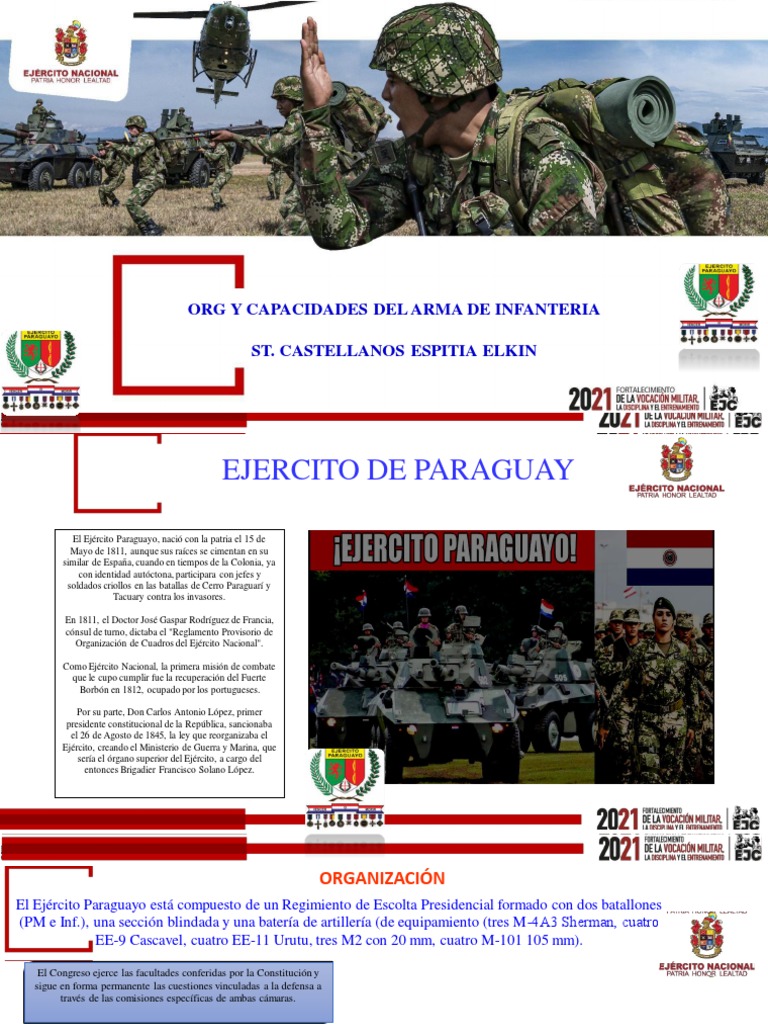 Organización y Capacidades del Ejército Paraguayo | PDF | Militar ...