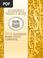 72 Topics For Economics Project | PDF | Economy Of India | Economic Growth