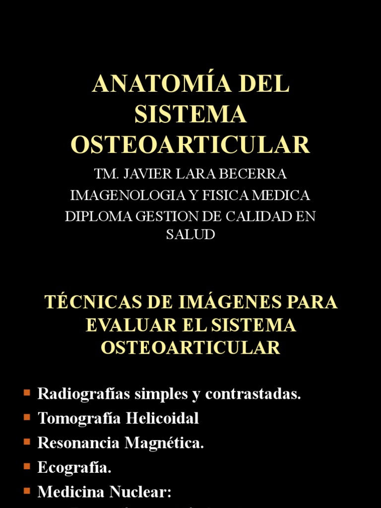 Anatomía del Sistema Osteoarticular | PDF | Articulación | Hueso