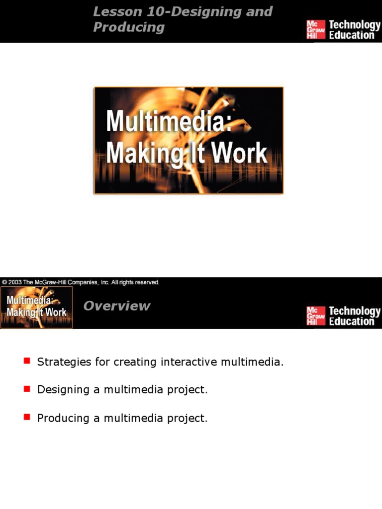 CH 10 Designing and Producing | PDF | Graphical User Interfaces | Multimedia