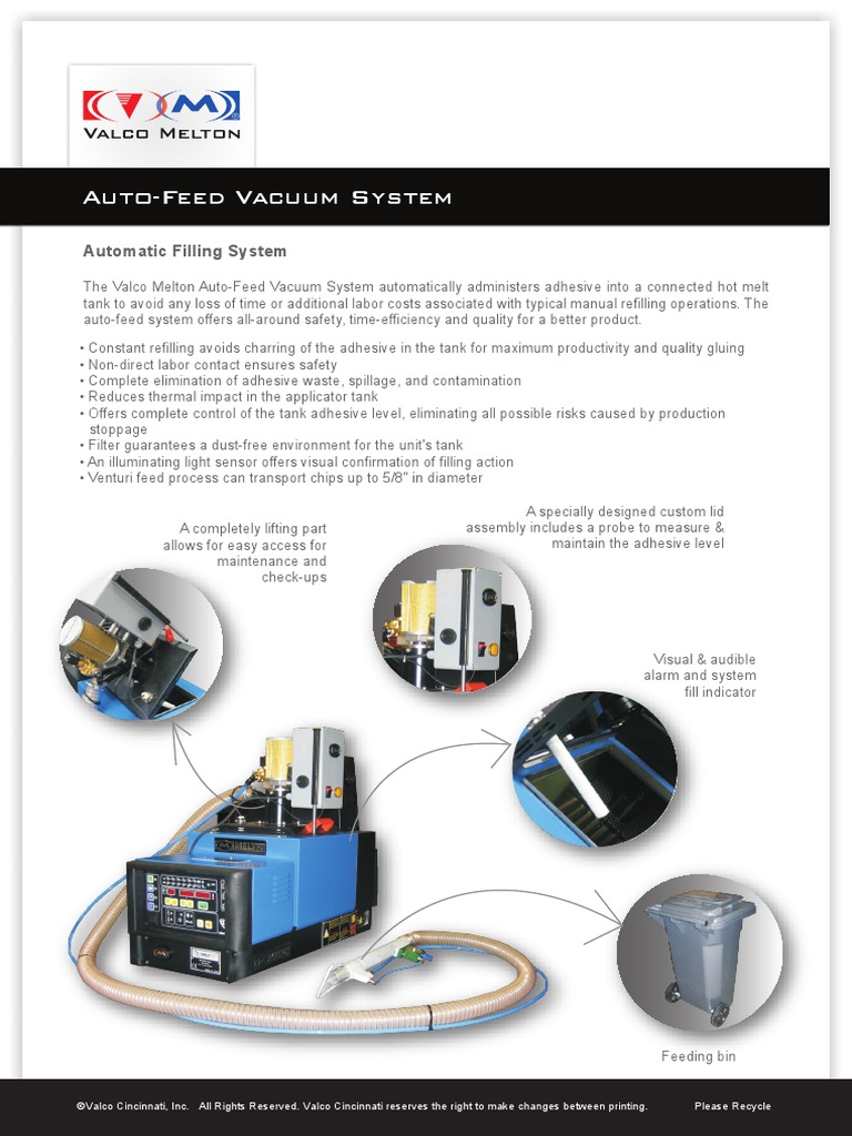 Auto Feed Vacuum | PDF | Pump | Vacuum