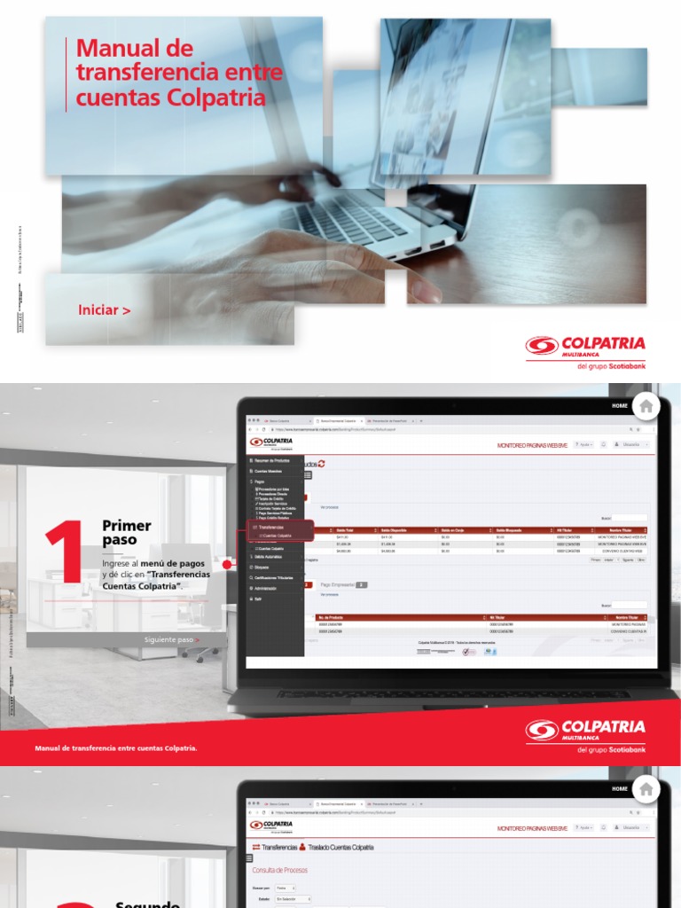 17 - Transferencia Entre Cuentas Colpatria | PDF