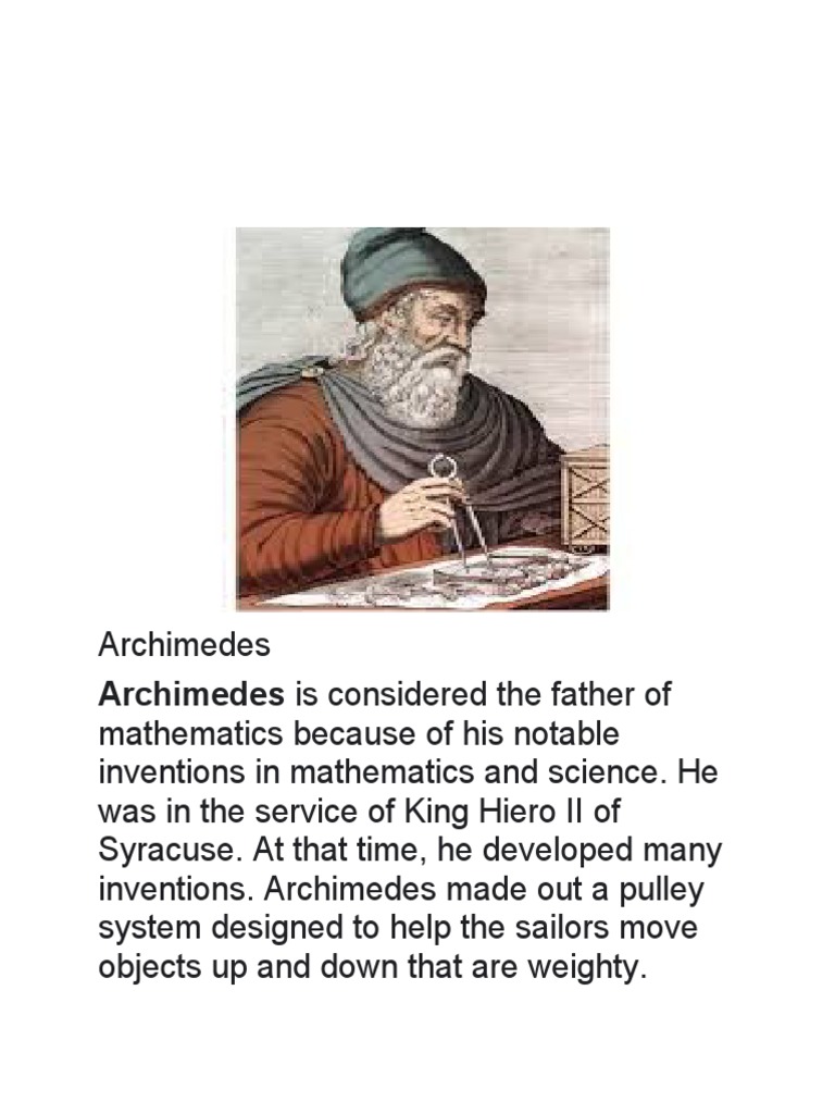 Archimedes | PDF