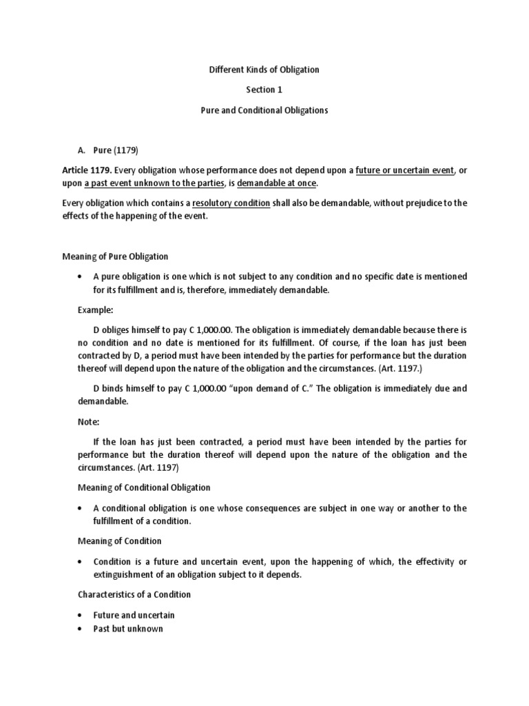 Understanding the Distinction Between Pure, Conditional, Suspensive and ...