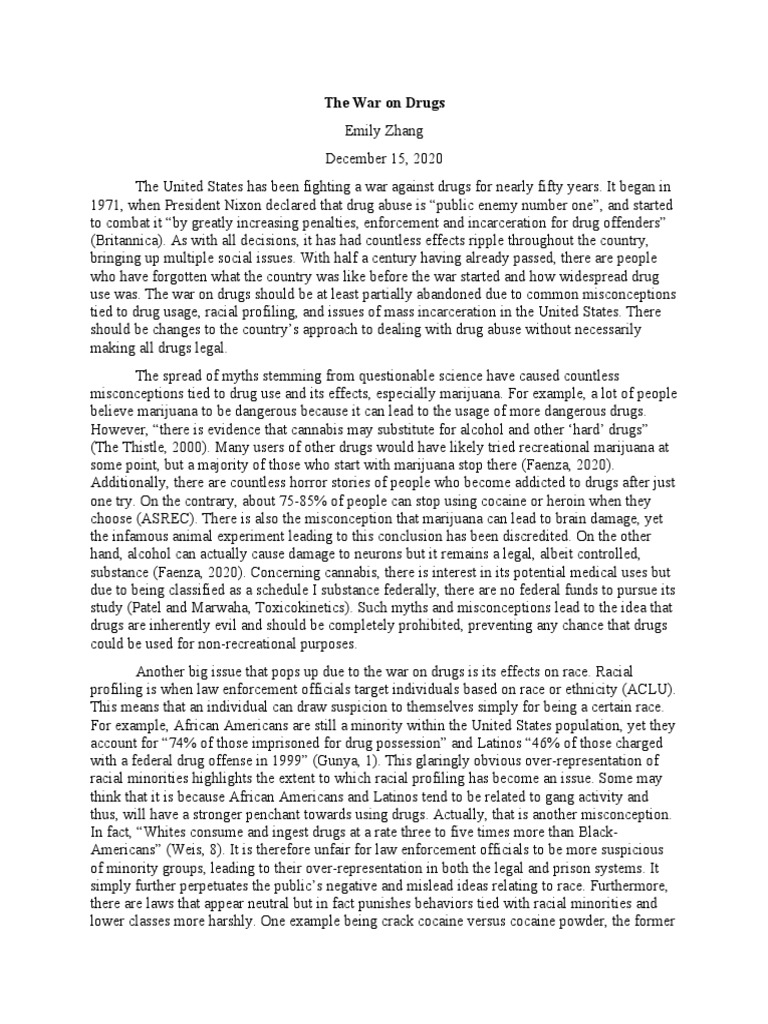 War On Drugs | PDF | Heroin | Substance Dependence