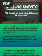 Maikling Kwento (Filipino) | PDF