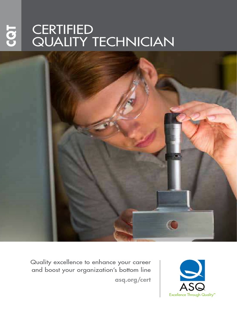 Certified Quality Technician Overview | PDF | Audit | Calibration