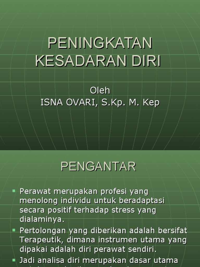 Peningkatan Kesadaran Diri | PDF