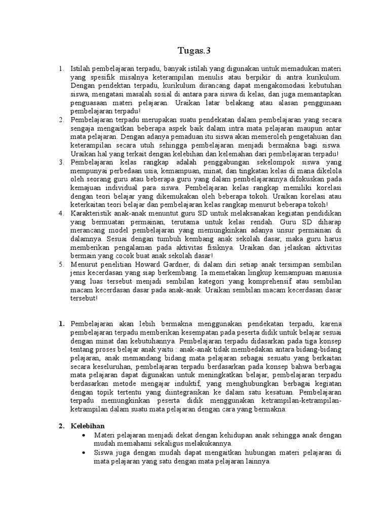 Tugas 3 PDGK4505 | PDF