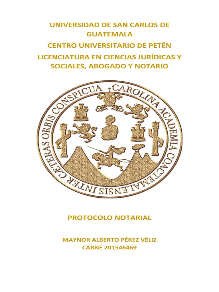 Protocolo Notarial de Guatemala 2021 | PDF | Salud y bienestar